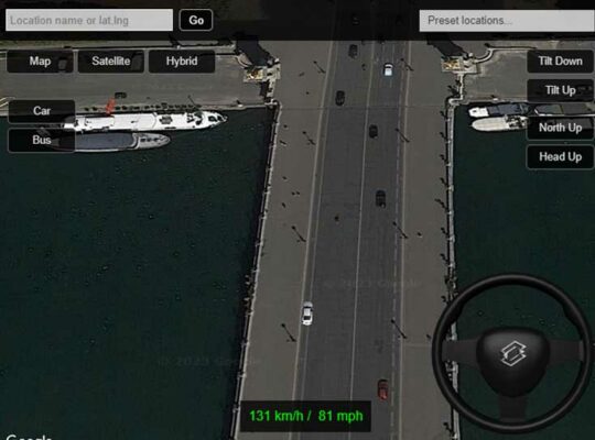 Le simulateur de conduite sur Google Maps pour découvrir le monde - valordi