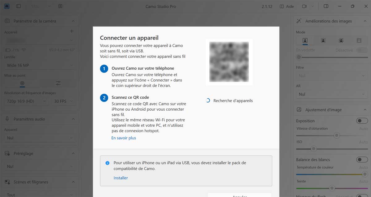 Comment utiliser votre téléphone Android ou IOS comme webcam d’ordinateur