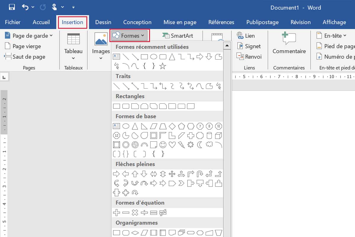 Comment créer une carte conceptuelle dans Word