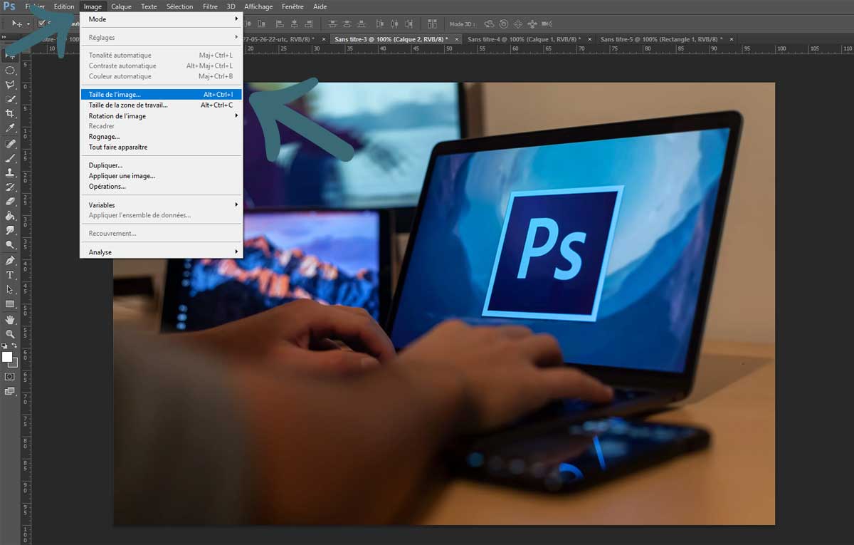 Comment redimensionner une image dans Photoshop