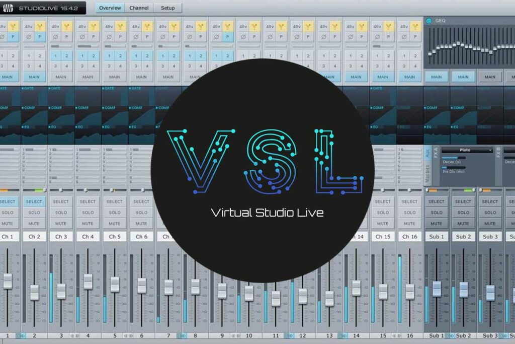 Présentation du ligiciel Virtual StudioLive